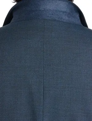 SYNRGY BY DXL Relaxer Performance Mélange Suit Jacket - Blue