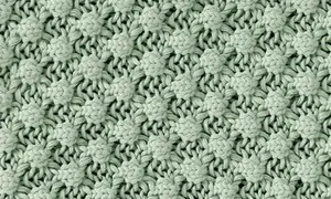 PERI HOME Crochet Knit Cotton Throw Blanket