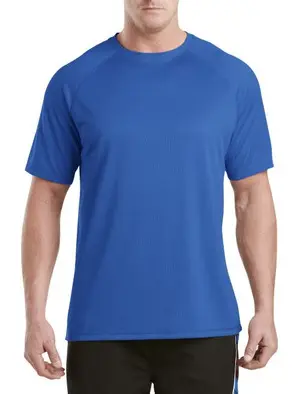 HARBOR BAY BY DXL Harbor Bay By DXL Big & Tall Swim Rash Guard T-Shirt Olympian