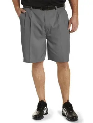 REEBOK Golf Performance Pleated Shorts - Grey