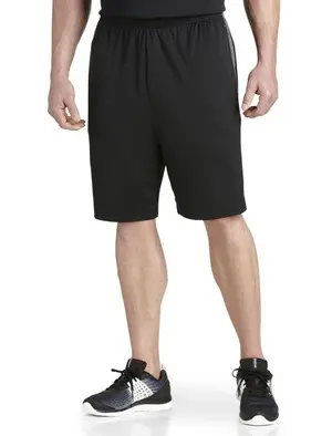 REEBOK Athletic Shorts - Black Grey