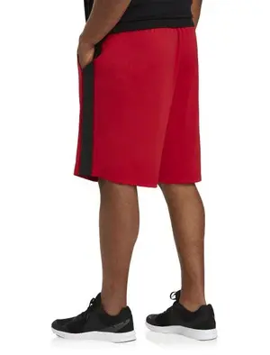REEBOK Performance Athletic Shorts - Ex Red Black