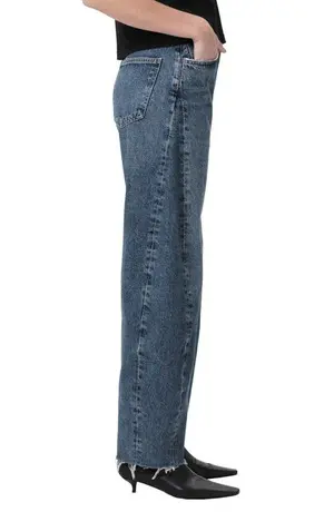 AGOLDE Luna Pieced Barrel Jeans