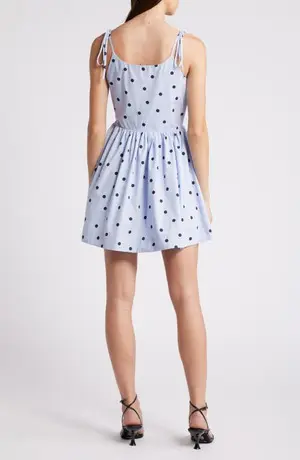 English Factory Polka Dot Mini Dress