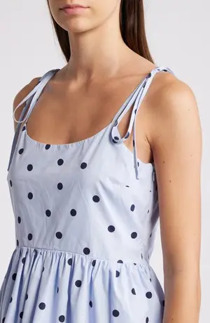 English Factory Polka Dot Mini Dress