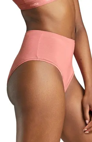SIELLA Organic Cotton High Waist Brief - Terracotta