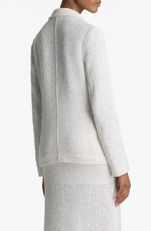 St. John Open Stitch Blazer