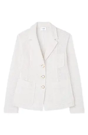 St. John Open Stitch Blazer