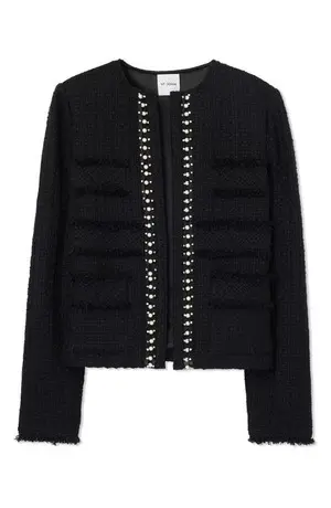 St. John Embellished Tweed Jacket