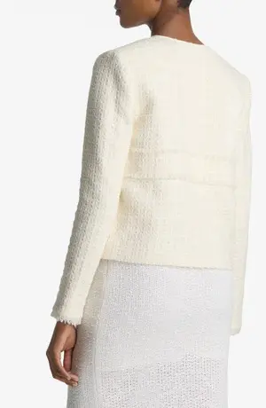 St. John Embellished Tweed Jacket