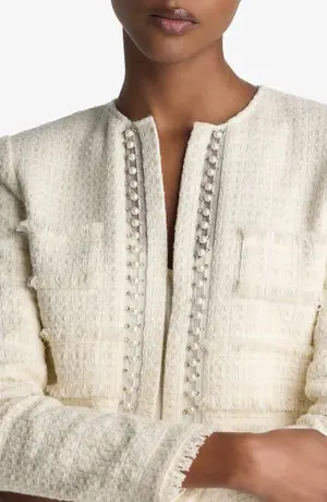St. John Embellished Tweed Jacket