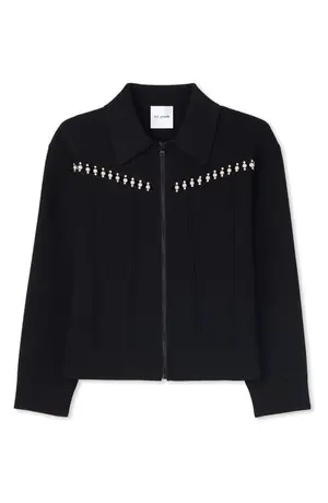 St. John Embellished Milano Knit Jacket