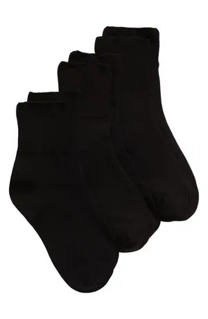 Hue 3-pack Bobby Socks - Black Pack