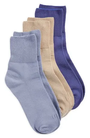 Hue Hue 3-Pack Bobby Socks Blue Pack