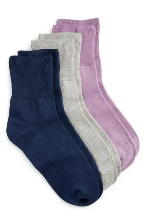 Hue Hue 3-Pack Bobby Socks Orchid Pack