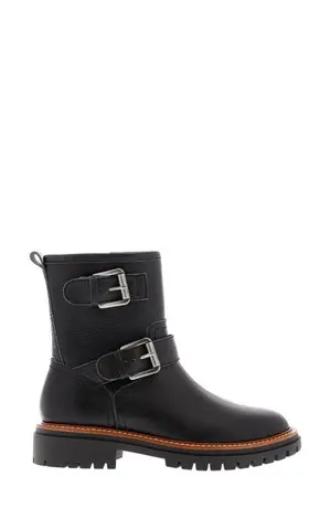 Mia Florence Leather Boots - Black
