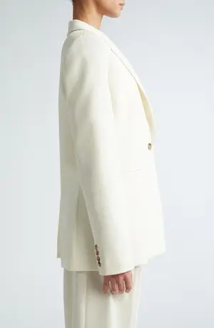 Partow Ross Virgin Wool Jacket - Ivory