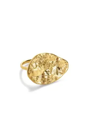 Monica Vinader Capri Teardrop Ring - 18ct Gold Vermeil
