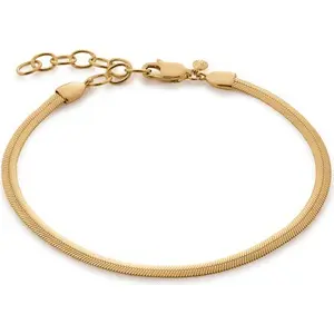 Monica Vinader Snake Chain Bracelet - 18ct Gold Vermeil