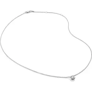 Monica Vinader Asscher Lab-created Diamond Pendant Necklace - Sterling Silver
