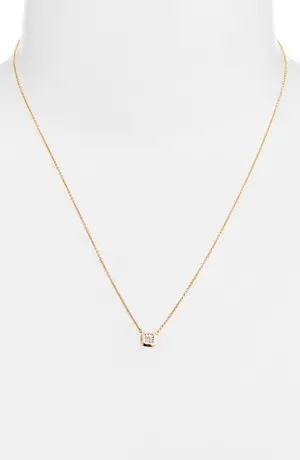 Monica Vinader Lab Created Diamond Pendant Necklace