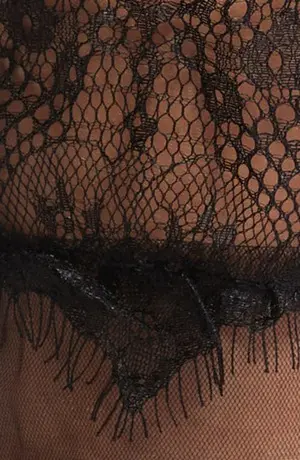 HIGH HEEL JUNGLE All Lace Up Crew Socks