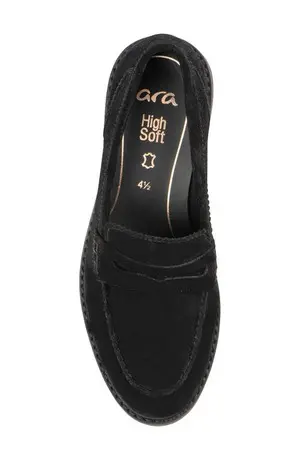 ARA Kalendra Penny Loafer - Black