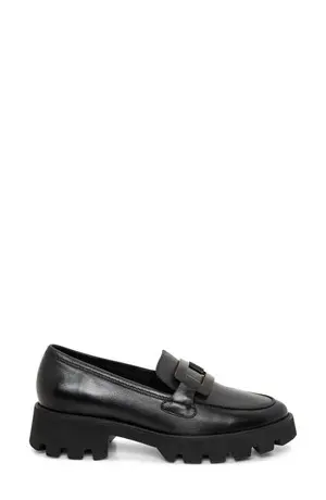 ARA Oleander Platform Loafer - Black