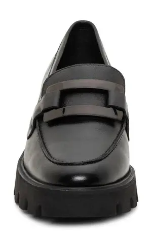 ARA Oleander Platform Loafer - Black