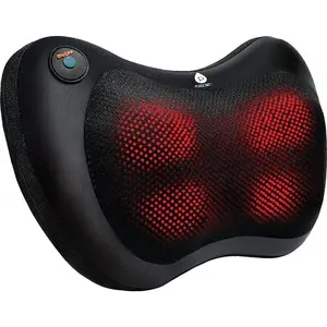 PURSONIC Shiatsu Heating Neck & Back Massager - Black