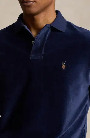 Ralph Lauren Cotton Knit Corduroy Polo