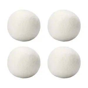 PURSONIC 100% Pure New Zealand Wool Dryer Balls - Light Beige