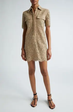 Michael Kors Trimmed Day Dresses
