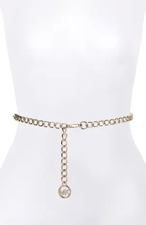 Michael Kors Logo Chain Belt