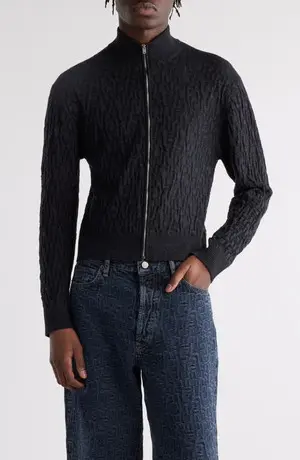 Acne Studios Zip Up Knitwear For Men