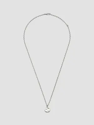 Gucci Interlocking G Sterling Chain Necklace - Silver