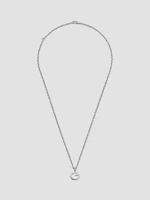 Gucci Interlocking G Sterling Chain Necklace