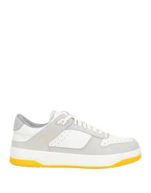 Santoni Nubuck Leather Low-top Sneakers - Grey