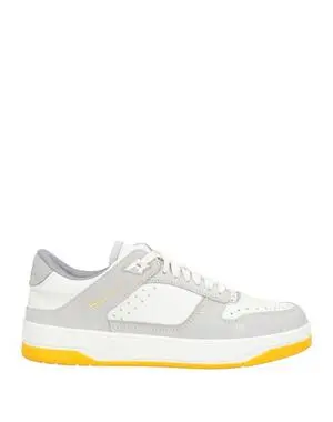 Santoni Nubuck Leather Sneakers - Light Grey