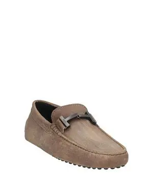 TOD'S Leather Loafers - Beige