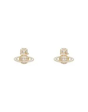 VIVIENNE WESTWOOD Carmela Bas Relief Stud Earrings - Gold