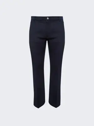 COURRÃ¨GES Courrèges Signature Bootcut Pants - Navy