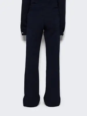 COURRÃ¨GES Courrèges Signature Bootcut Pants - Navy