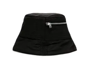 Rick Owens Gilligan Pocket Bucket Hat - Black