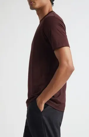 Sunspel Cotton Crewneck T-shirt - Bakelite