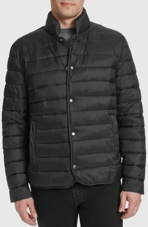 Cole Haan 3-in-1 Water Resistant Rain Coat - Black