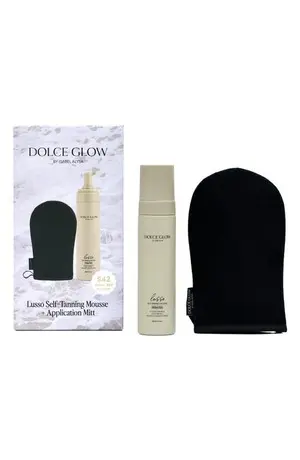 DOLCE GLOW BY ISABEL ALYSA Lusso Self-tanning Mousse + Application Mitt Set $60 Value - No Color
