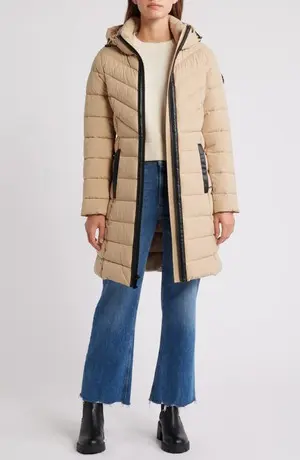Michael Kors Packable 400 Fill Power Puffer Coat