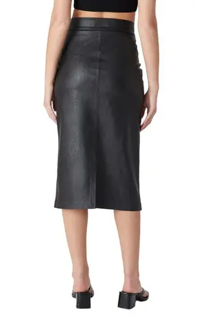 Blanknyc Faux Leather Midi Skirt