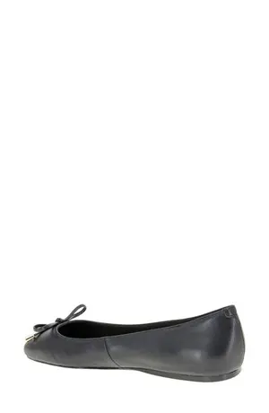 Bcbgmaxazria Hartly Cap Toe Ballet Flat - Black